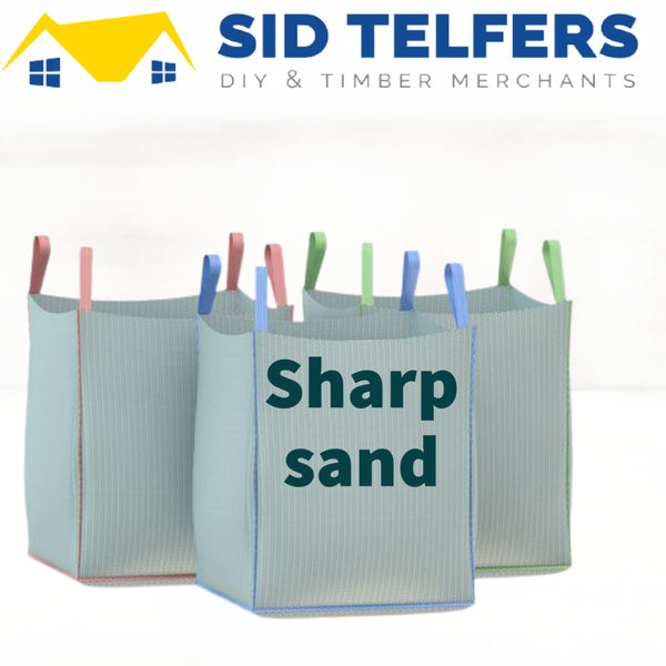 Sid Telfers Sharp Sand - Jumbo Bag ( Tonne bag ) Read Terms conditions – sidtelfers diy & timber